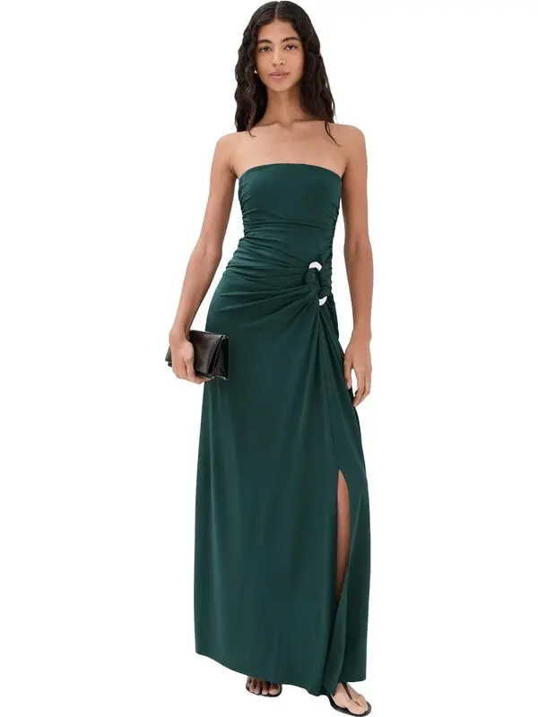 Simkhai Emma Bustier Gown - Emerald