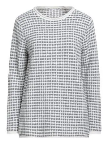 KANGRA Wool Jacquard-knit Sweater - Light Grey