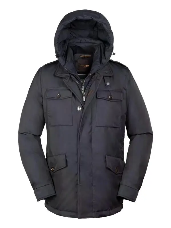 MOORER Isac-wk Jacket - Blue