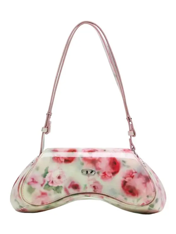 DIESEL® Floral-print Shoulder Bag - White