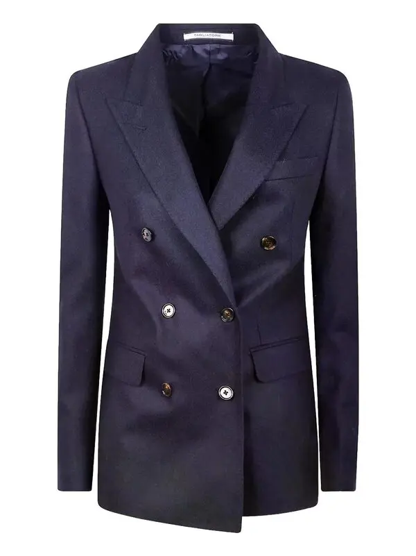 Tagliatore Double-breasted Blazer - Blue