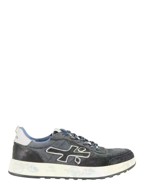 Premiata Appliqué Detail Sneakers - Blue
