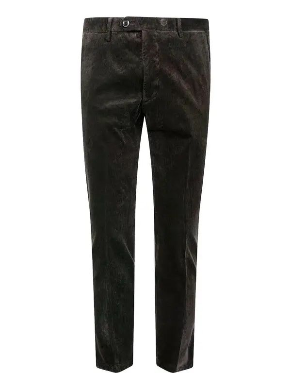 MICHAEL COAL Corduroy Trousers - Brown
