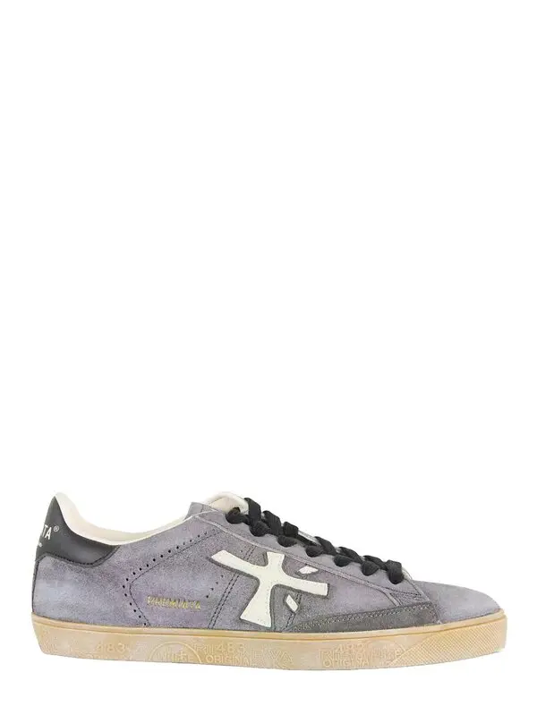 Premiata Steven Appliqué Sneakers - Grey