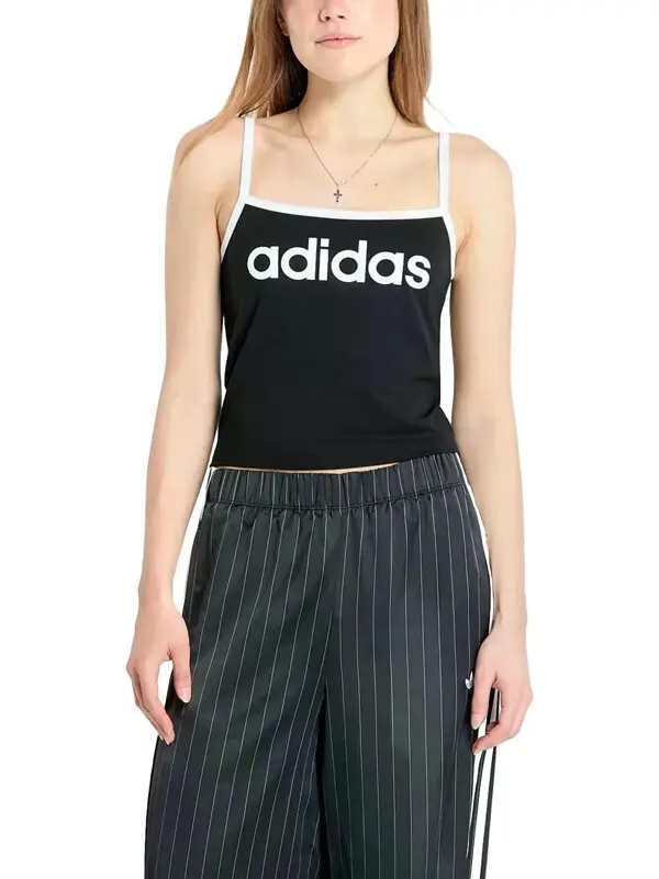 Adidas Logo-trim Tank Top - Black