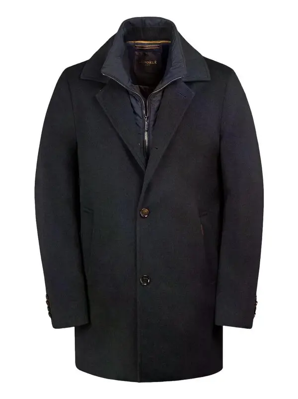 MOORER Monferrato-cs Coat - Blue