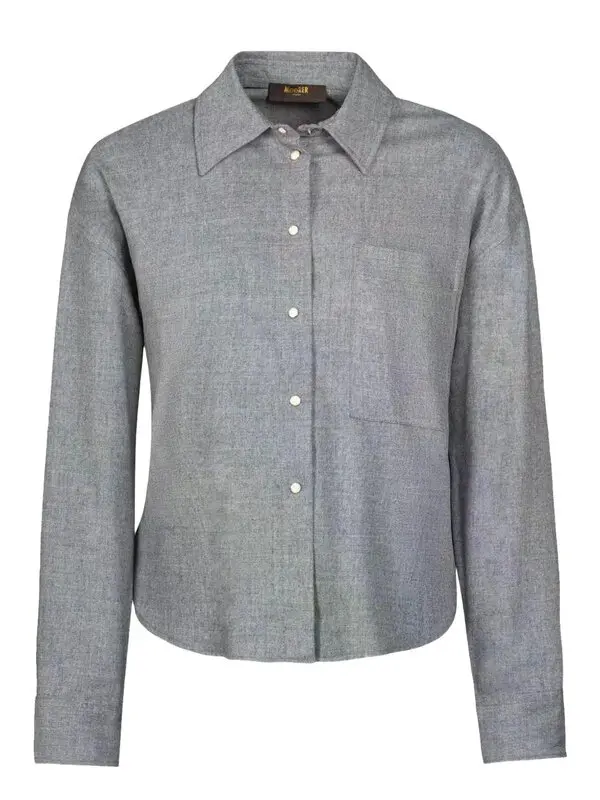 MOORER Mindy Shirt - Grey