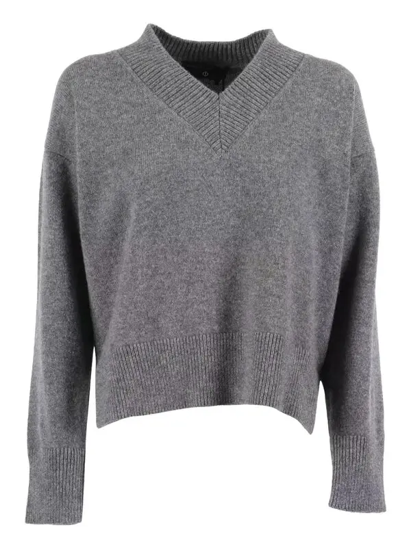 FILIPPO DE LAURENTIIS V-neck Sweater - Grey