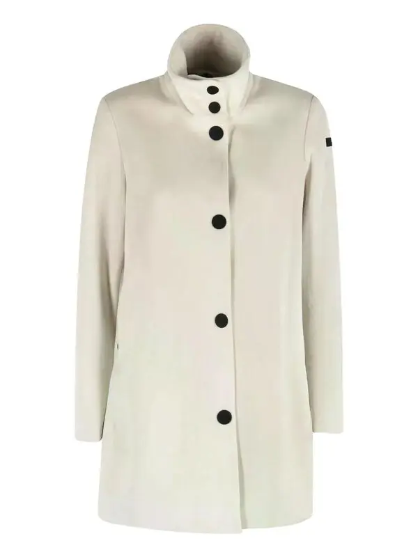 RRD Velour Single-breasted Coat - Neutrals