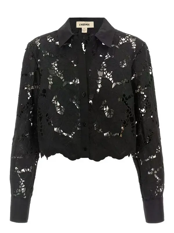 L'Agence Seychelle Shirt - Black
