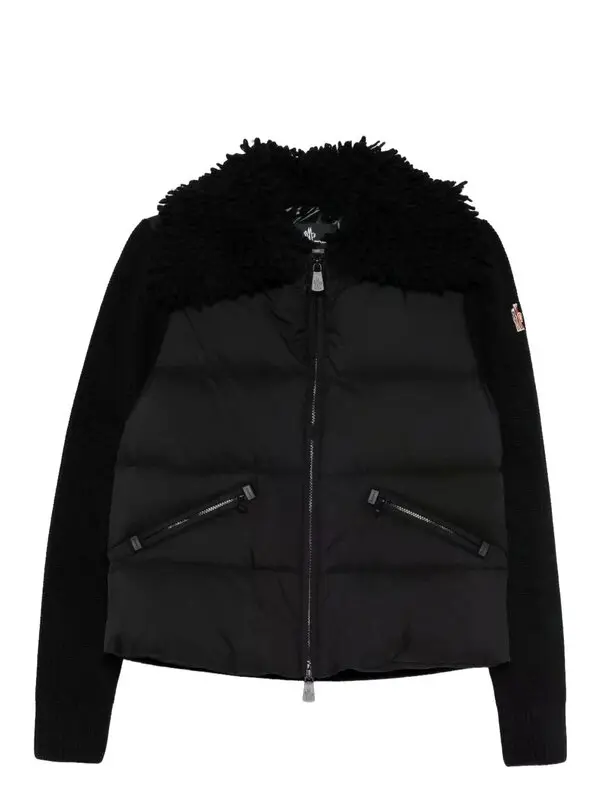Moncler Padded Zip-up Jacket - Black