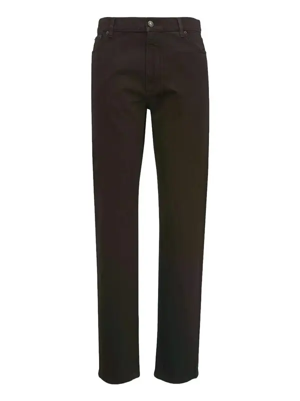 Zegna City Buttoned Jeans - Brown