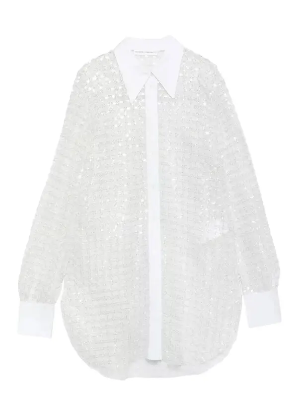 NICCOLO PASQUALETTI Marianne Embellished Shirt - White