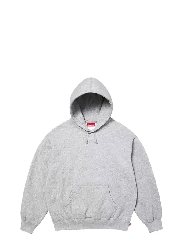 Supreme Logo Appliqué Hoodie - Grey