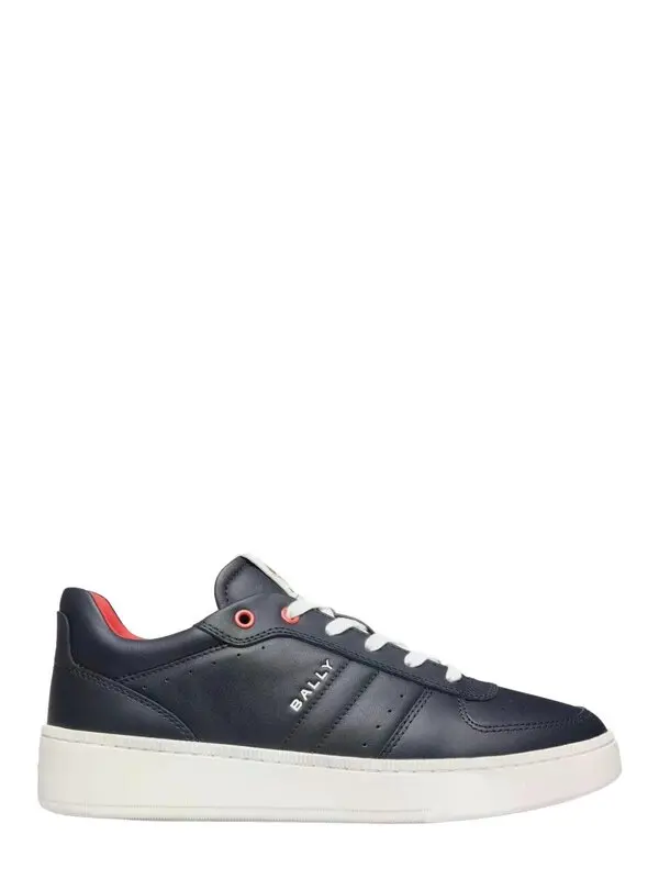 Bally Lace-up Leather Sneakers - Blue
