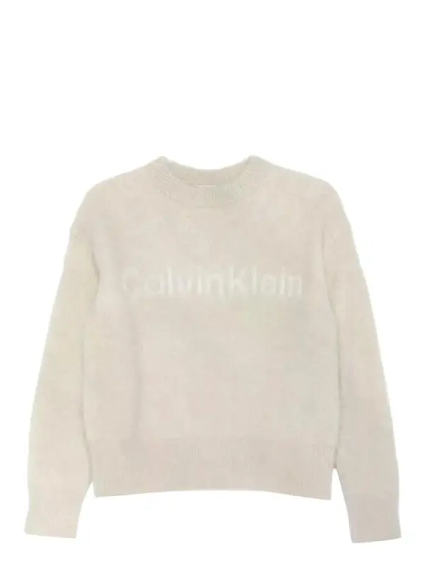 Calvin Klein Crew Neck Sweater - Neutrals