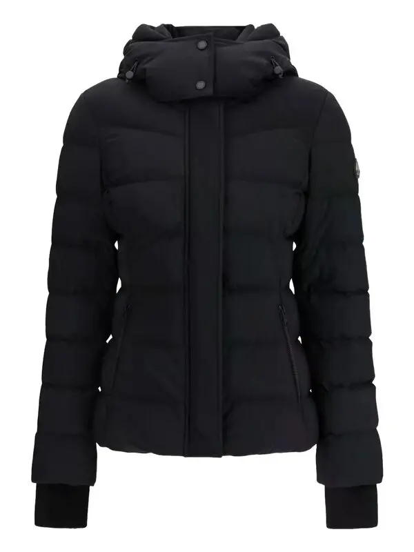 Moose Knuckles Hooded Quilted Jacket - Black