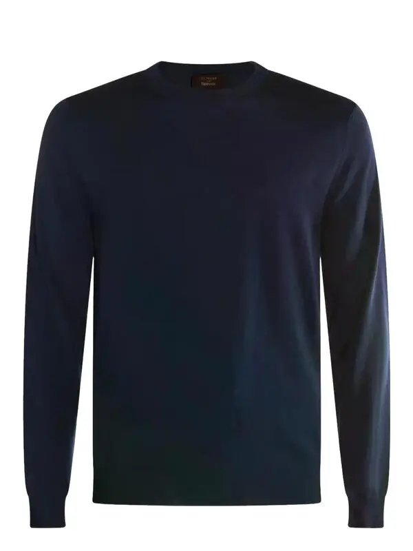 ZANONE Long-sleeve Crew-neck Sweater - Blue