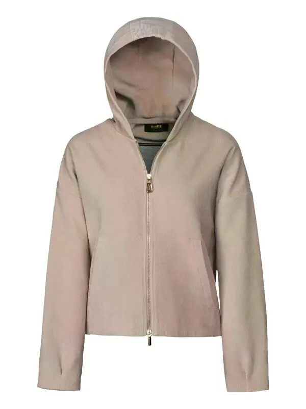 MOORER Hooded Jacket - Neutrals