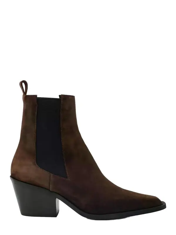 A.emery The Leo Suede Boots - Brown