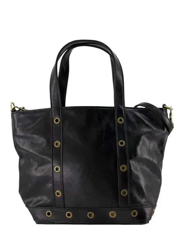 Vanessa Bruno Eyelet-embellished Tote Bag - Black