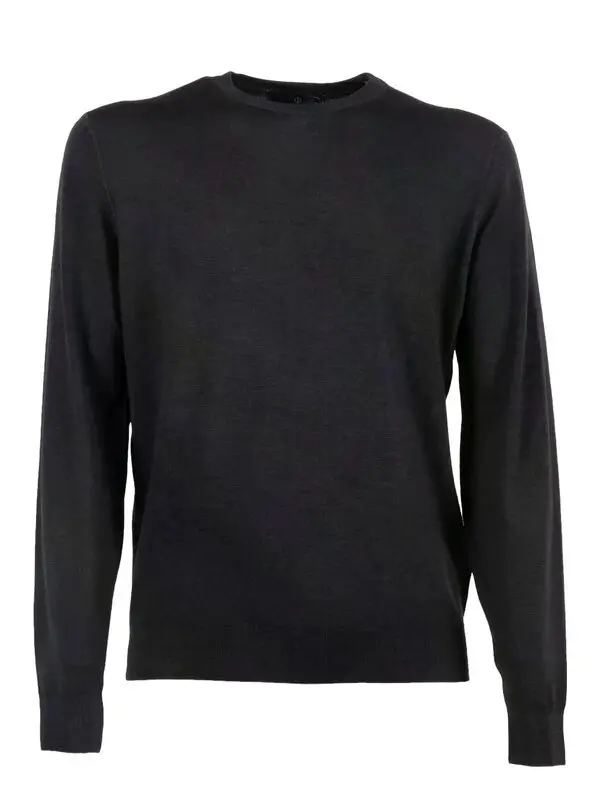 FILIPPO DE LAURENTIIS Long-sleeve Crewneck Sweater - Grey