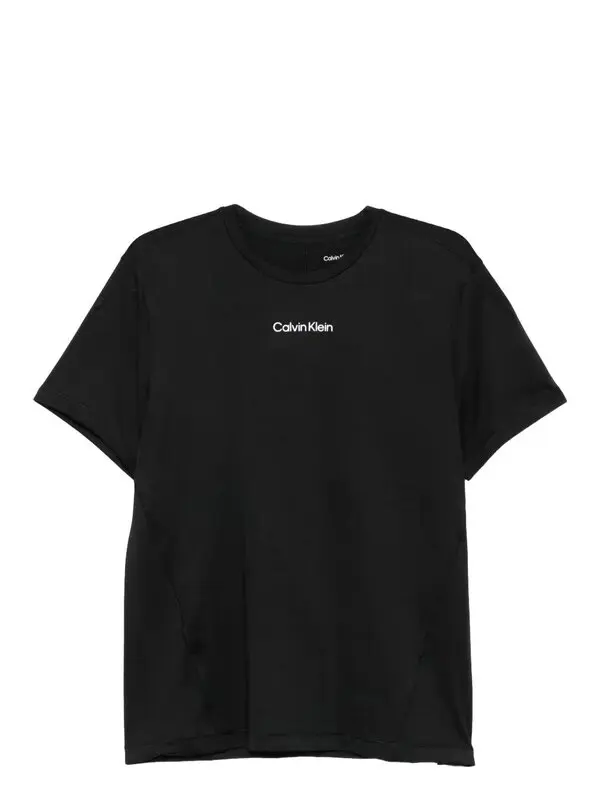 Calvin Klein Waffle-knit T-shirt - Black
