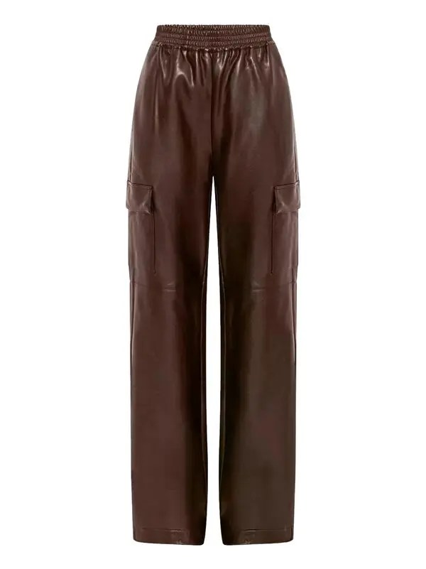 NICHOLAS Edwina Cargo Trousers - Brown