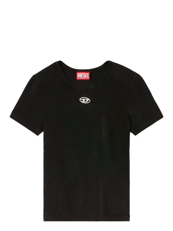 DIESEL T-ele-long-od Top - Black