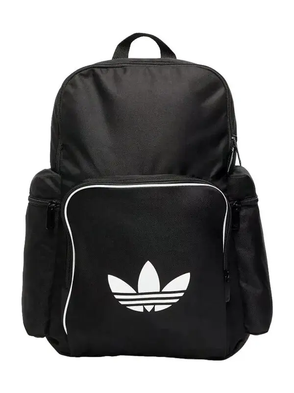 Adidas Adicolor Logo-print Backpack - Black