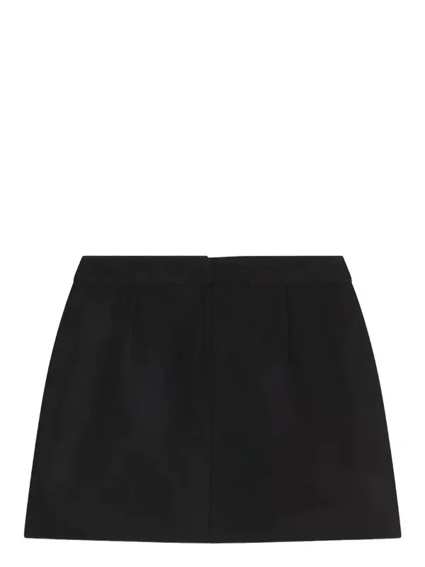 Maison Kitsuné Front-pocket Mini Skirt - Black