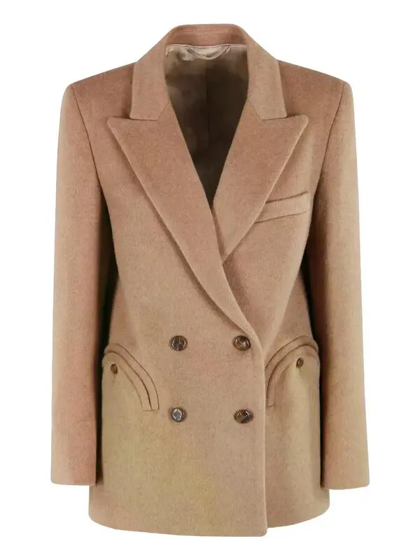 BLAZÉ MILANO Mylius Everynight Double-breasted Jacket - Neutrals
