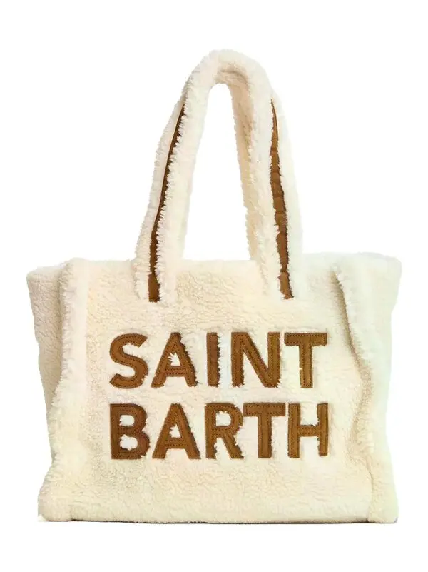 MC2 SAINT BARTH Teddy Logo Maxi Colette Bag - Neutrals
