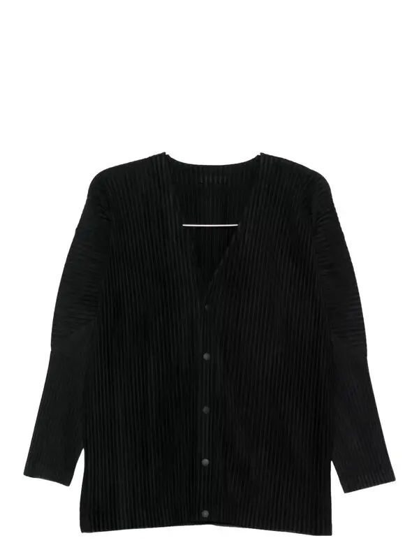 Issey Miyake Buttoned Cardigan - Black
