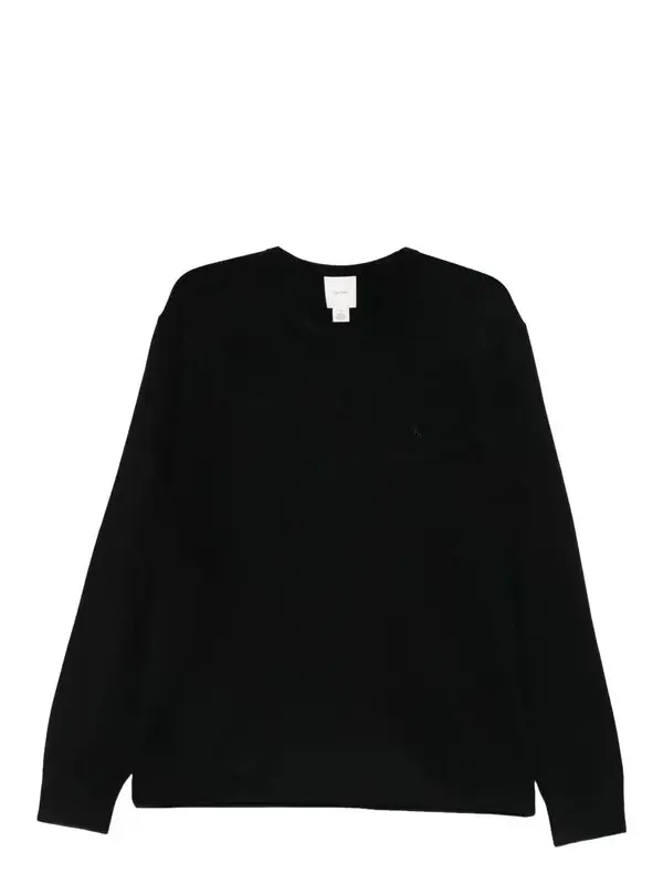 Calvin Klein Logo-embroidered Jumper - Black