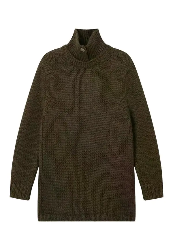 Our Legacy Button-collar Sweater - Green