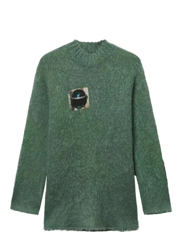UNDERCOVERISM Patch Knit Sweater - Green