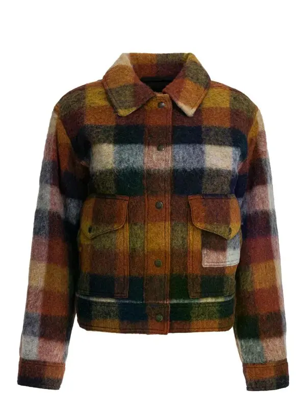 Filson Check Pocket Jacket - Brown