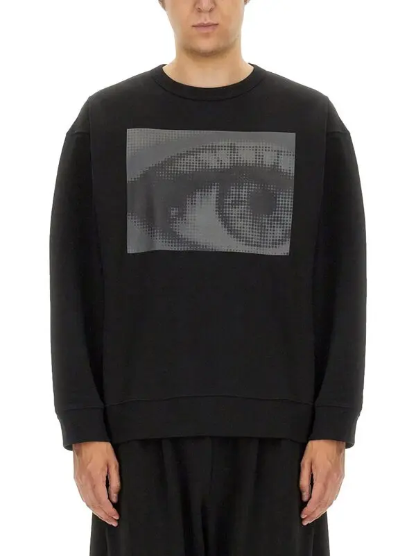 Dries Van Noten Printed Sweatshirt - Black