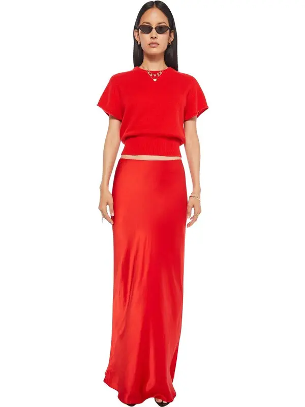Sablyn Grace Skirt Scarlet Silk Maxi Skirt - Multi