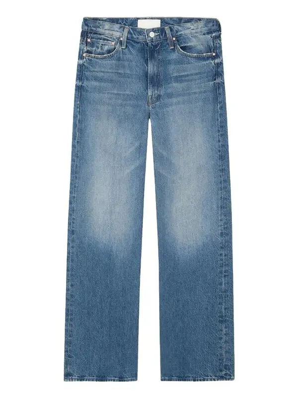 MOTHER The Ditcher Roller Zip Sneak Remember When Jeans - Blue