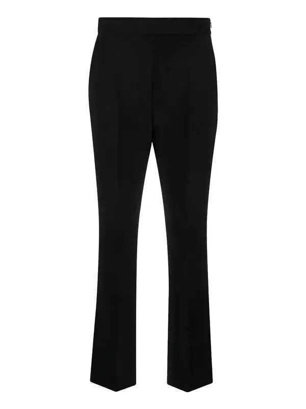 Max Mara Cropped Tailored Trousers - Black