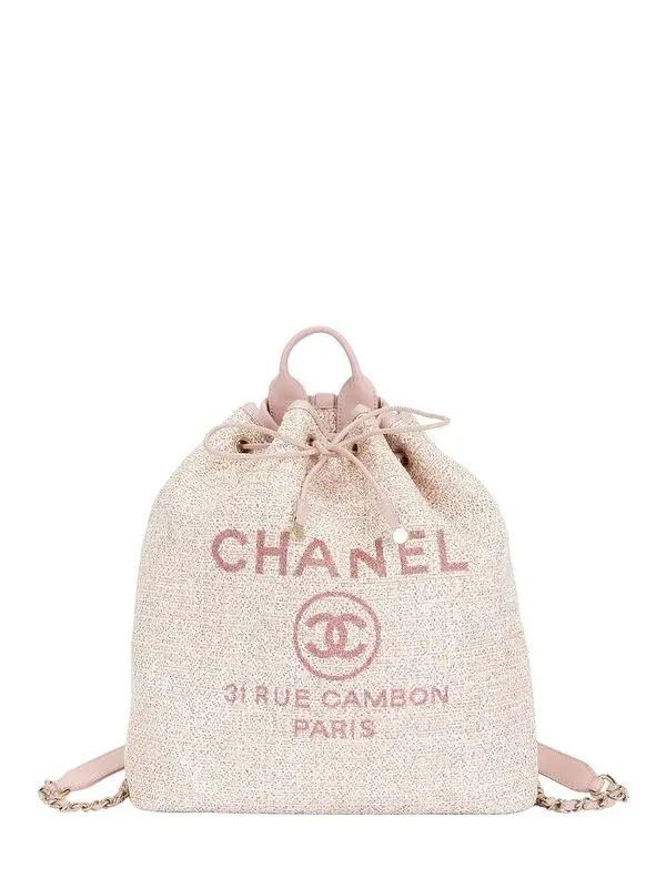 Chanel Deauville Backpack - Pink