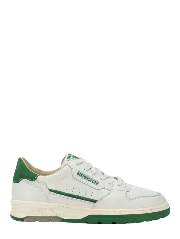 MUSTO Perforated Panelled Sneakers - White