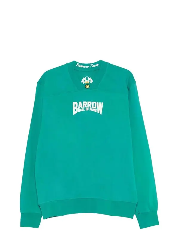 BARROW Logo-print Sweatshirt - Green