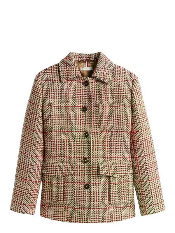 Tommy Hilfiger Check Pocket Jacket - Neutrals