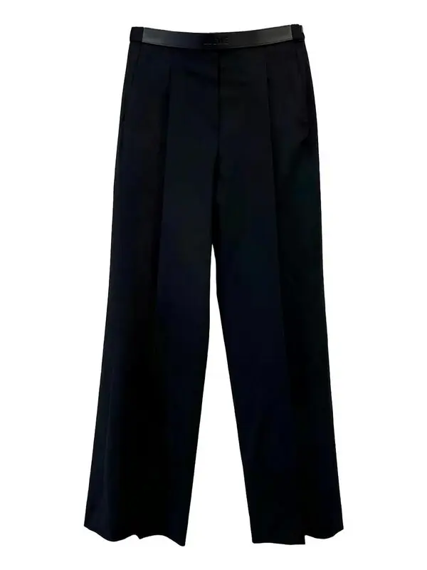 Loewe Logo-detailed Trousers - Black