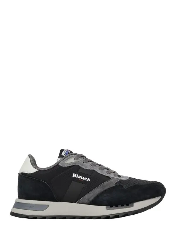 BLAUER. Lace Up Sneakers - Black