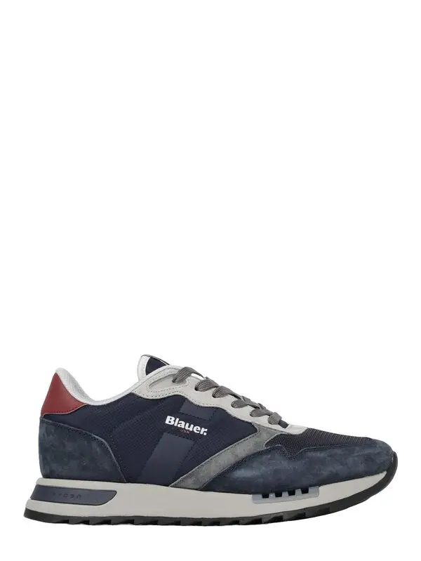 BLAUER. Lace Up Sneakers - Navy
