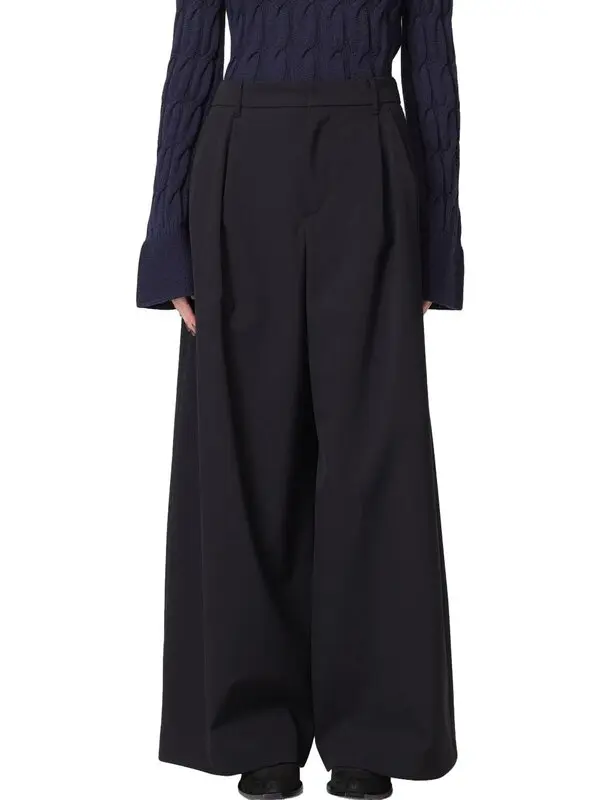 Max Mara Wide Leg Trousers - Black